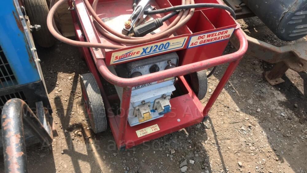 SPITFIRE HONDA XJ200 petrol driven welder generator with leads (RMP on ...