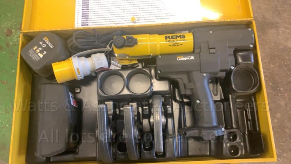 REMS MINIPRESS 14v cordless press tool & tooling c/w case | Day 2 ...