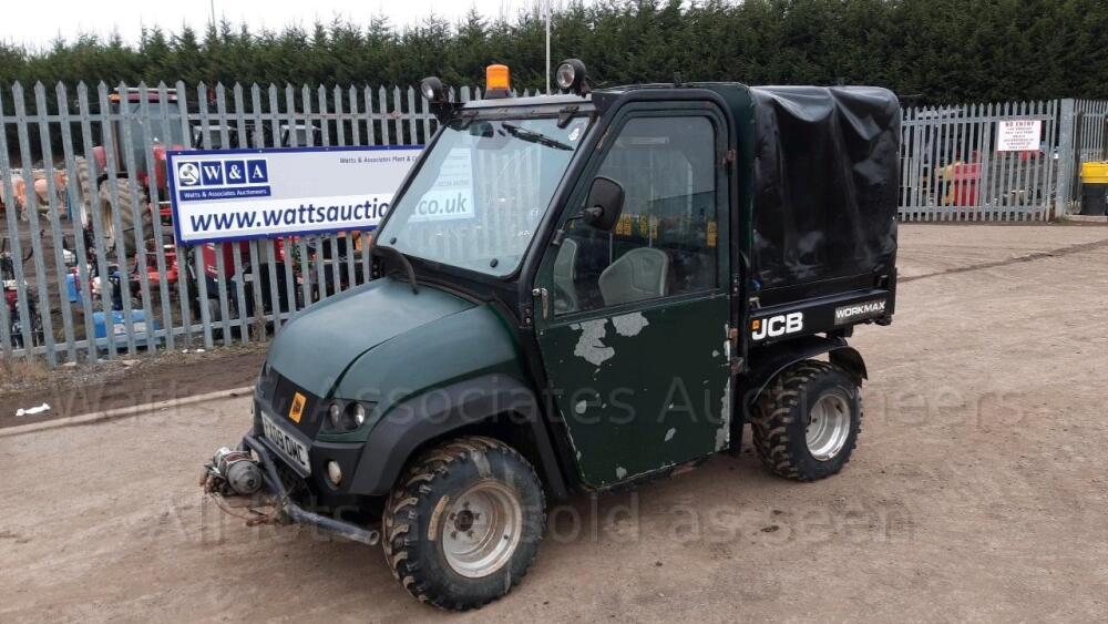 2009 JCB WORKMAX 1000D 4wd diesel UTV c/w hydraulic rear tipping body ...