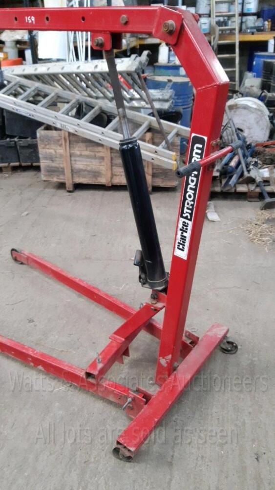 CLARKE STRONG-ARM engine hoist | Dispersal Sale Of Used Plant Equipment ...