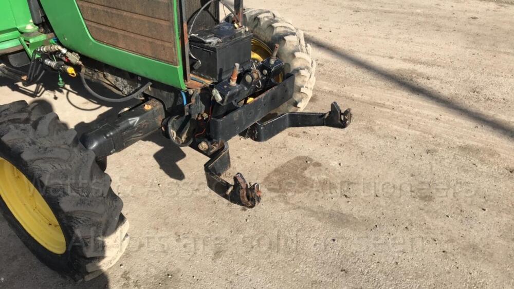 JOHN DEERE 4600 4wd tractor c/w front linkage, spool valve, 3 point ...