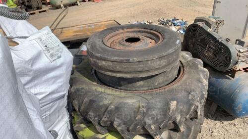 4 x MASSEY FERGUSON 35 wheels & tyres | Day 3 Carlton Timed Sale ...