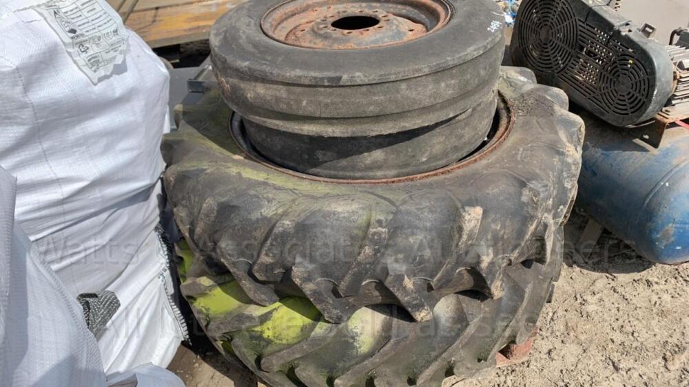 4 x MASSEY FERGUSON 35 wheels & tyres | Day 3 Carlton Timed Sale ...