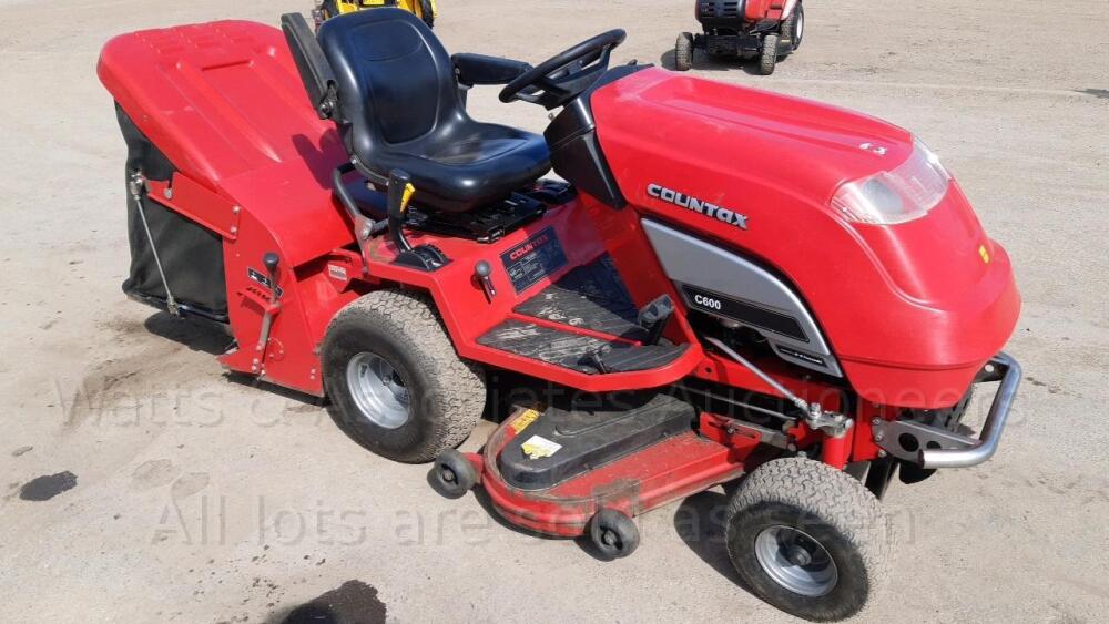 2011 COUNTAX C600 hydrostatic drive petrol ride on mower c/w 42'' deck ...