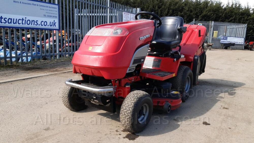 2011 COUNTAX C600 hydrostatic drive petrol ride on mower c/w 42'' deck ...