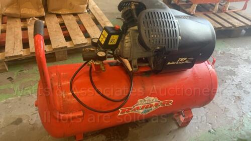 CLARKE RANGER 3hp 240v compressor | Day 2 Carlton Timed Sale (Main ...