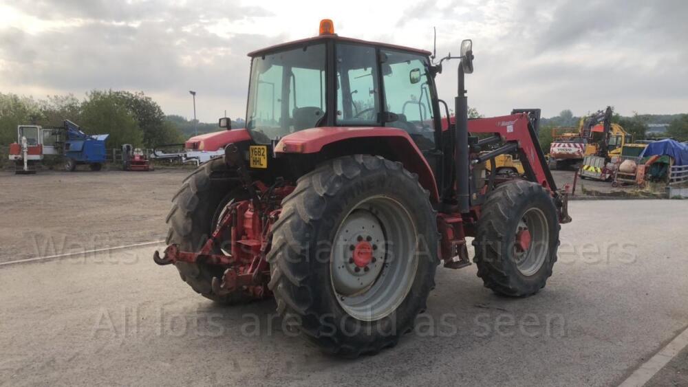 McCORMICK MC100 4wd tractor c/w LIFTMASTER joystick control quick fit ...