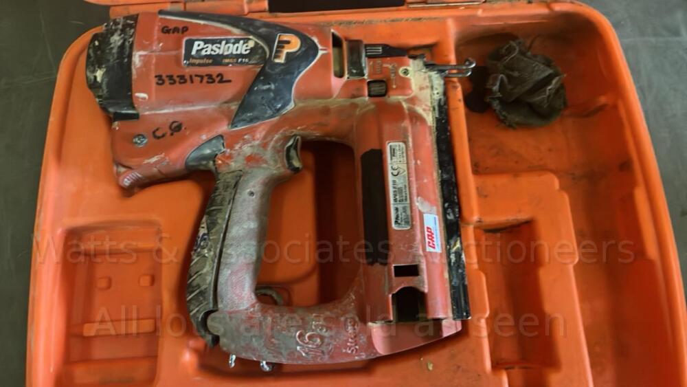 PASLODE IMPULSE IM65 F16 nail gun c/w case | Day 2 Carlton Timed Sale ...