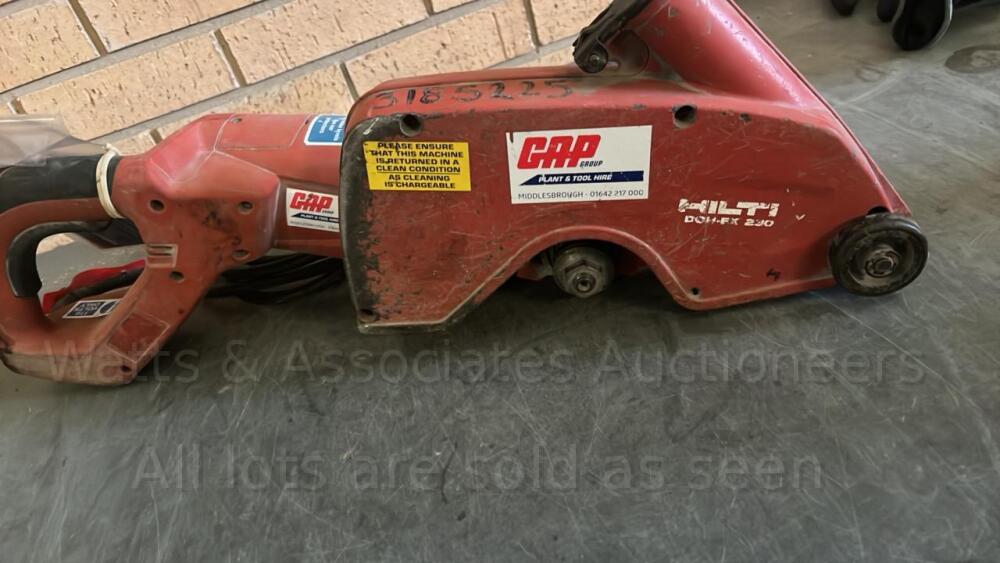 HILTI DCH-230 110v diamond cutter (no blade) | Day 2 Carlton Timed Sale ...