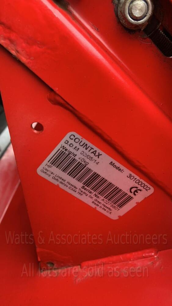 2014 COUNTAX A230D diesel lawn tractor c/w rear grass collection unit S ...