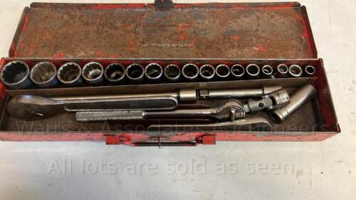 BRITOOL tool box c/w sockets, ratchets & extensions | Day 2 Carlton ...