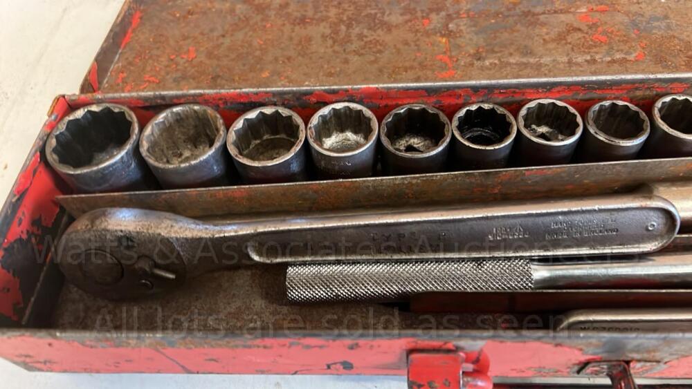 BRITOOL tool box c/w sockets, ratchets & extensions | Day 2 Carlton ...