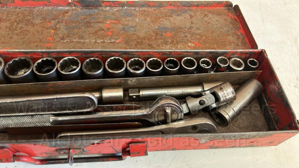 BRITOOL tool box c/w sockets, ratchets & extensions | Day 2 Carlton ...