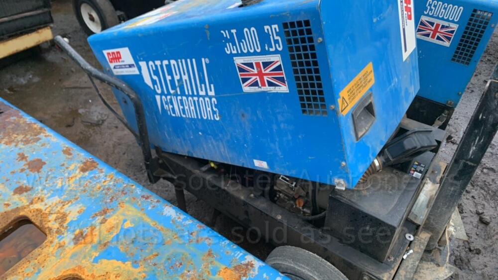 STEPHILL 6kva diesel driven generator | Day 1 Carlton LIVE SALE ...