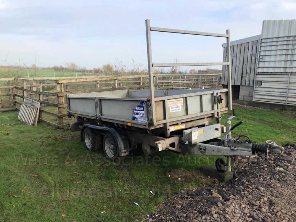 2005 IFOR WILLIAMS TT105G 3.5t twin axle tipping trailer S/n: 50467583 ...