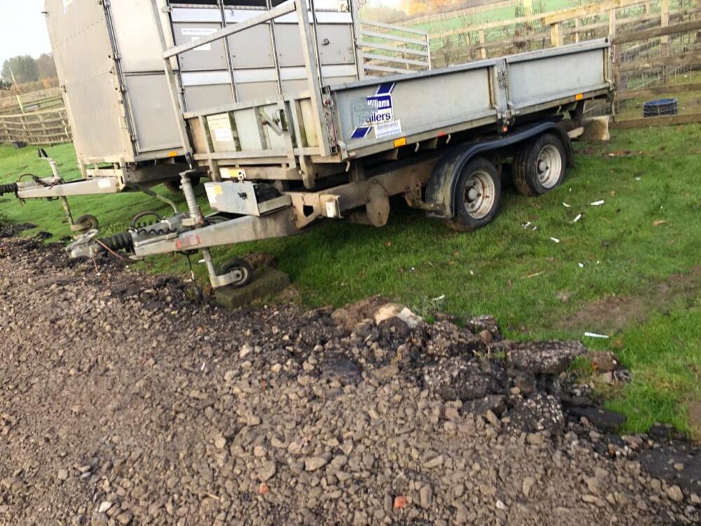 2005 IFOR WILLIAMS TT105G 3.5t twin axle tipping trailer S/n: 50467583 ...