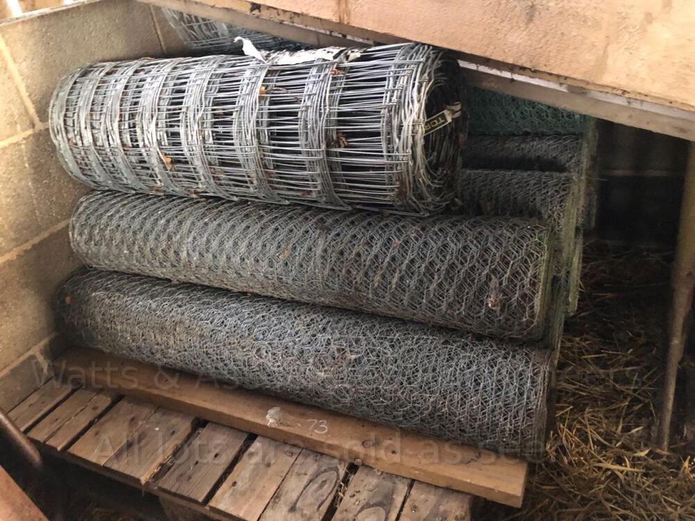 13 x rolls of stock netting & chicken wire | Complete dispersal by ...