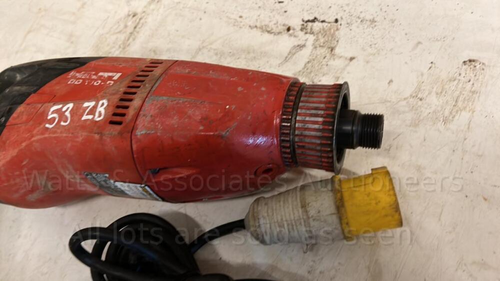 HILTI DD110-D 110v core drill | Day 2 Carlton Timed Sale (Main building ...