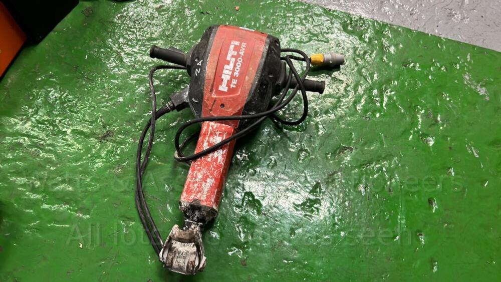 HILTI TE3000 110v breaker | Day 2 Carlton Timed Sale (Main building ...