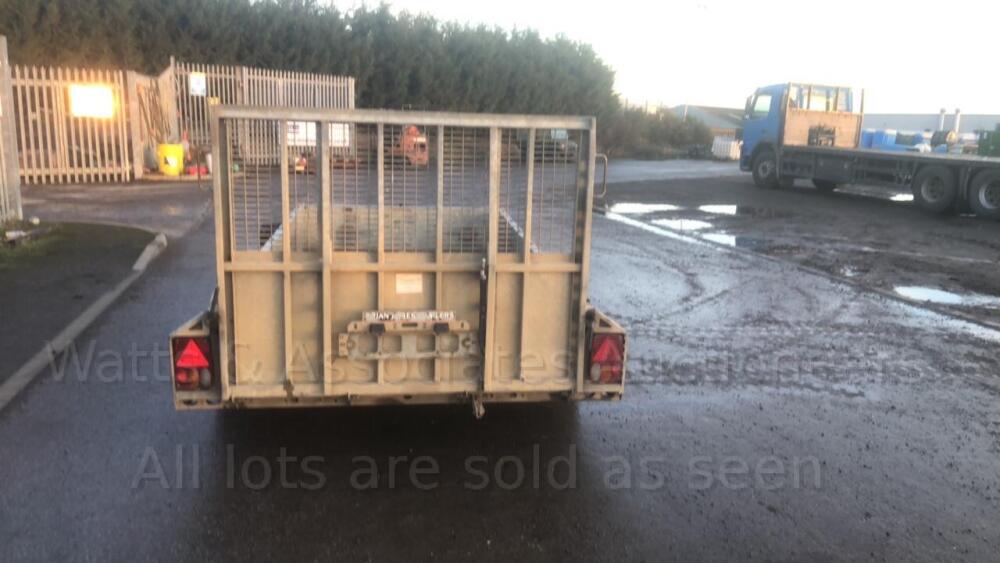BRIAN JAMES 3t twin axle plant trailer (s/n 118184) | Day 1 Carlton ...