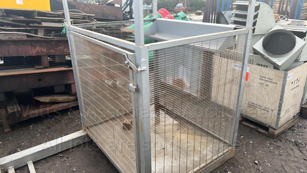 2-man forklift safety cage | Day 3 Carlton Timed Sale (Attachments ...