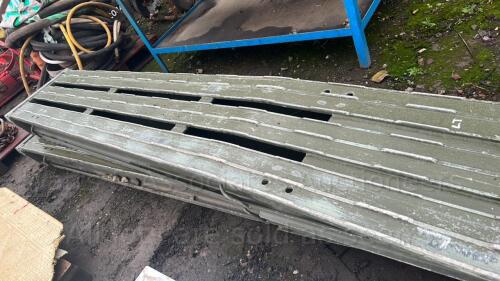 Pair of aluminium low loader ramps | Day 3 Carlton Timed Sale ...