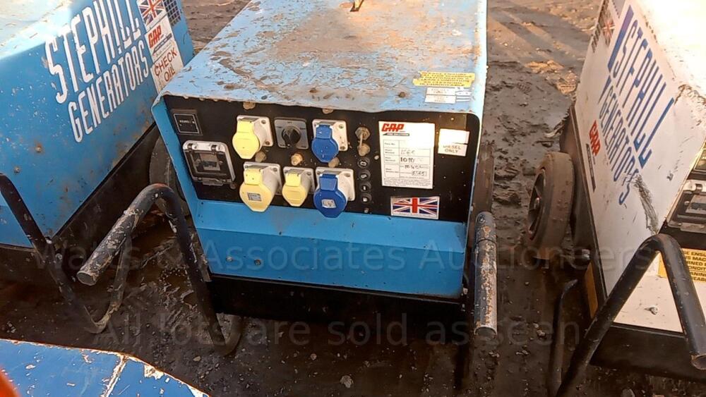 STEPHILL 6kva diesel driven generator (3314582) | Day 1 Carlton LIVE ...