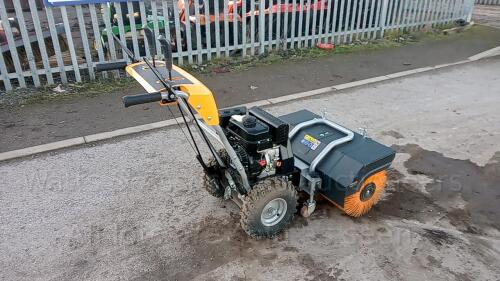 2022 STIGA SWS800G petrol driven pedestrian sweeper (s/n CV000314 ...