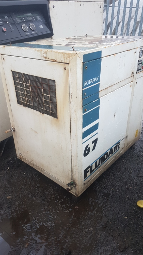 ROTAPAK 67 FLUIDAIR 3-phase compressor | Day 1 Carlton LIVE SALE ...