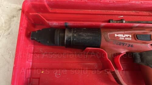 HILTI DX460 stud gun c/w case | Day 2 Carlton Timed Sale (Main building ...