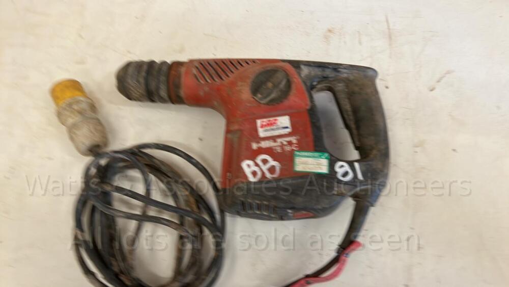 HILTI TE16-C 110v breaker | Day 2 Carlton Timed Sale (Main building ...