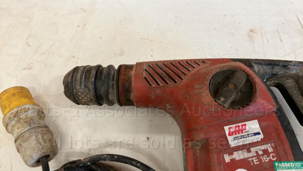 HILTI TE16-C 110v breaker | Day 2 Carlton Timed Sale (Main building ...