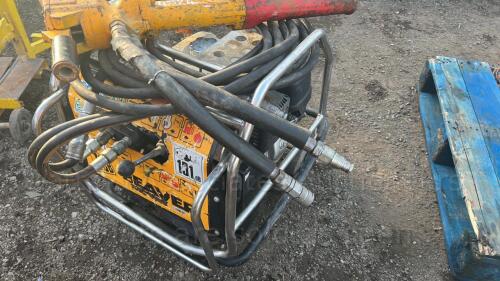 JCB BEAVER petrol hydraulic power pack c/w breaker & hose | Day 3 ...