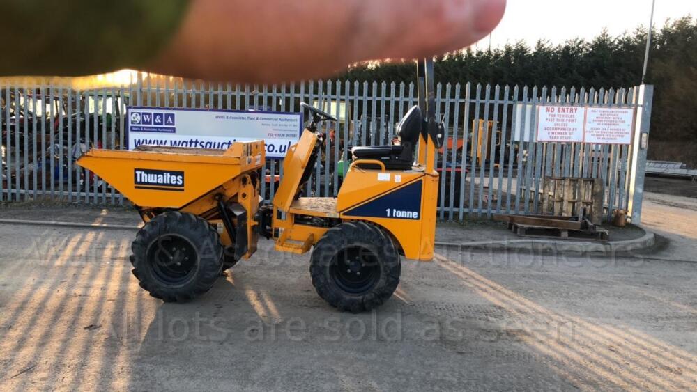 2019 THWAITES 1t high tip dumper S/n: E7547 | Day 1 Carlton LIVE SALE ...