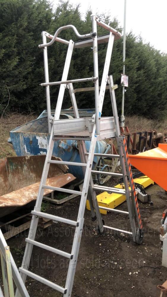 SHERPASCOPIC aluminium step ladders | Day 3 Carlton Timed Sale ...