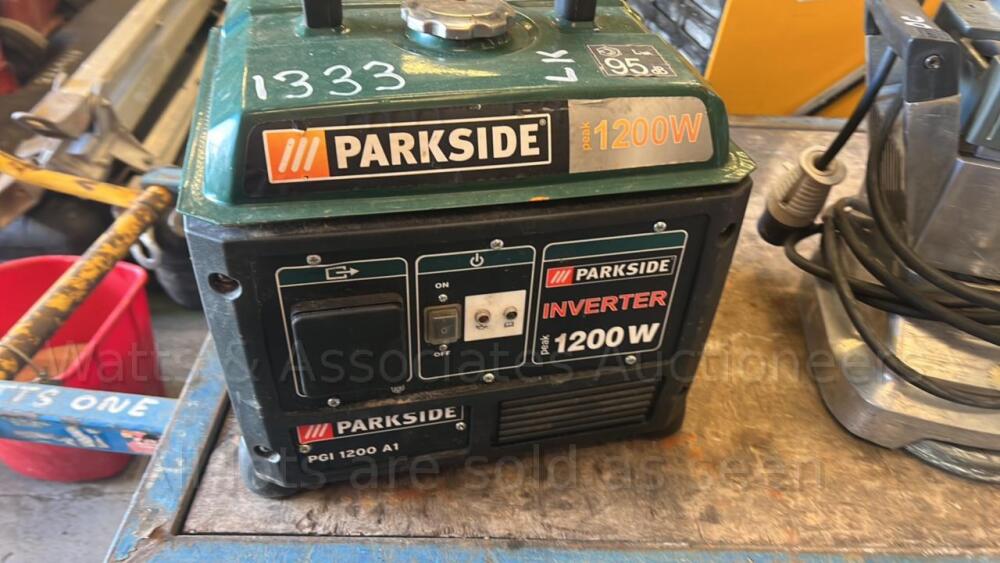 PARKSIDE small petrol generator suitcase | Day 2 Carlton Timed Sale ...