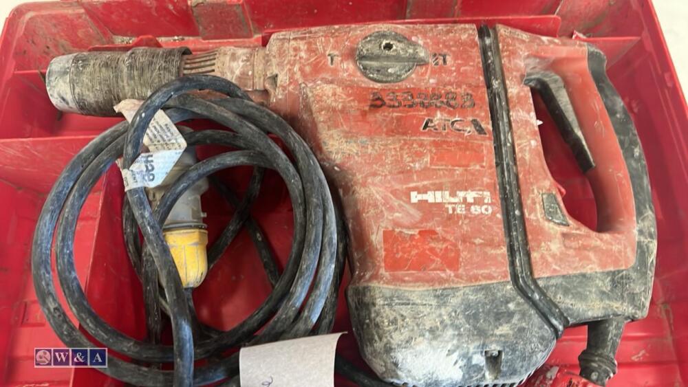 HILTI TE60 110v breaker c/w case | Day 2 Carlton Timed Sale (Main ...