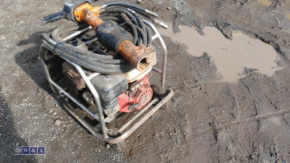 JCB BEAVER petrol hydraulic power pack c/w breaker & hose | Day 3 ...