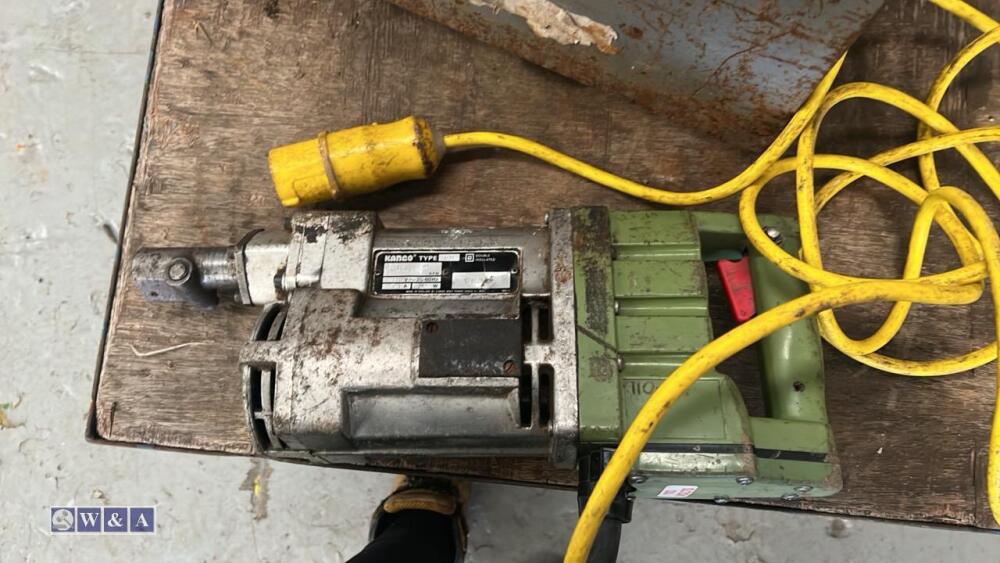 KANGO 637 110v breaker c/w case | Day 2 Carlton Timed Sale (Main ...