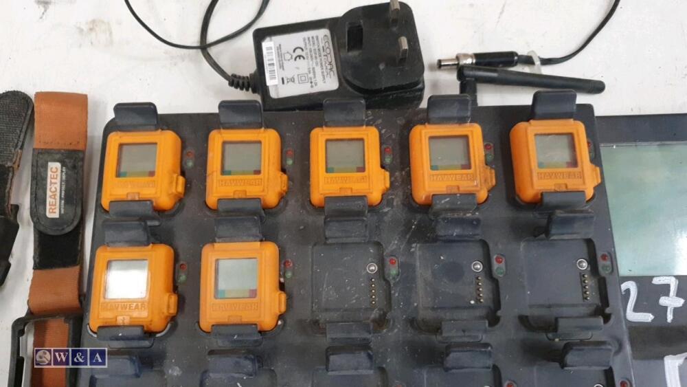 REACTEC HAVWEAR workplace risk vibration monitor watches c/w docking ...