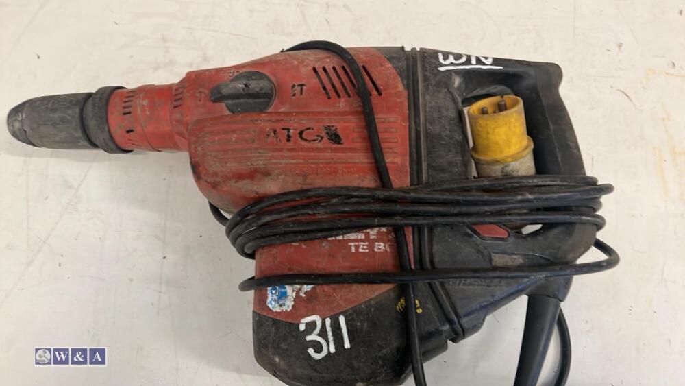 HILTI TE80 110v breaker | Day 2 Carlton Timed Sale (Main building ...
