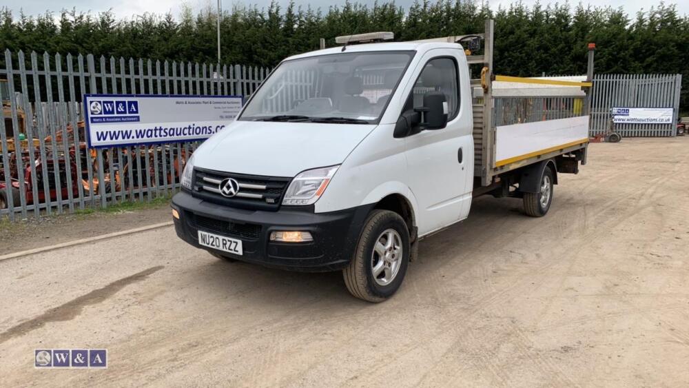 2020 LDV 6-speed manual dropside lorry with rear tail lift(NU20 RZZ ...