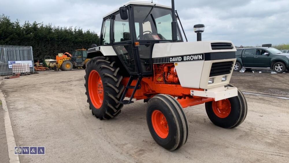 1983 DAVID BROWN 1490 2wd tractor c/w hydrashift, new tyres, & 1 x ...