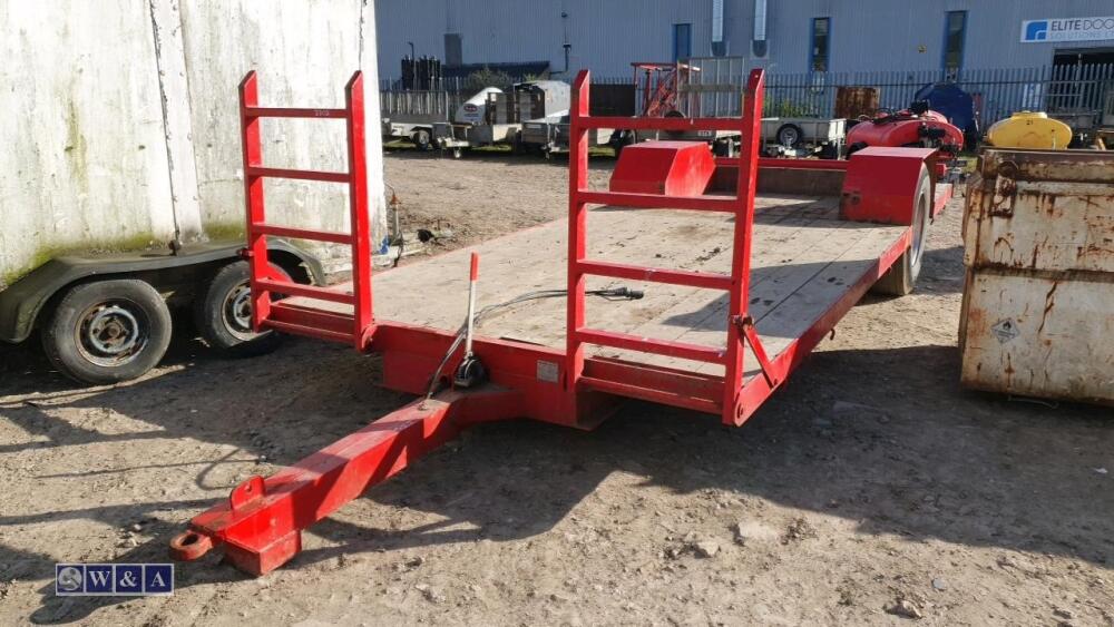 BELLISON ENGINEERING BELL01-8 8t low loader trailer c/w front unloading ...