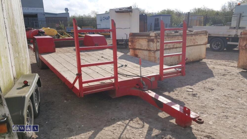 BELLISON ENGINEERING BELL01-8 8t low loader trailer c/w front unloading ...