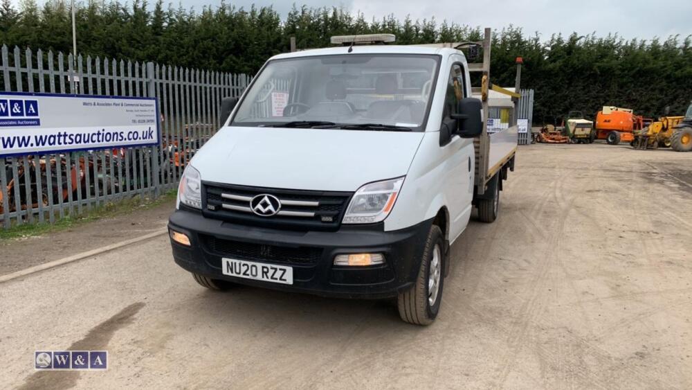 2020 LDV 6-speed manual dropside lorry with rear tail lift (NU20 RZZ ...