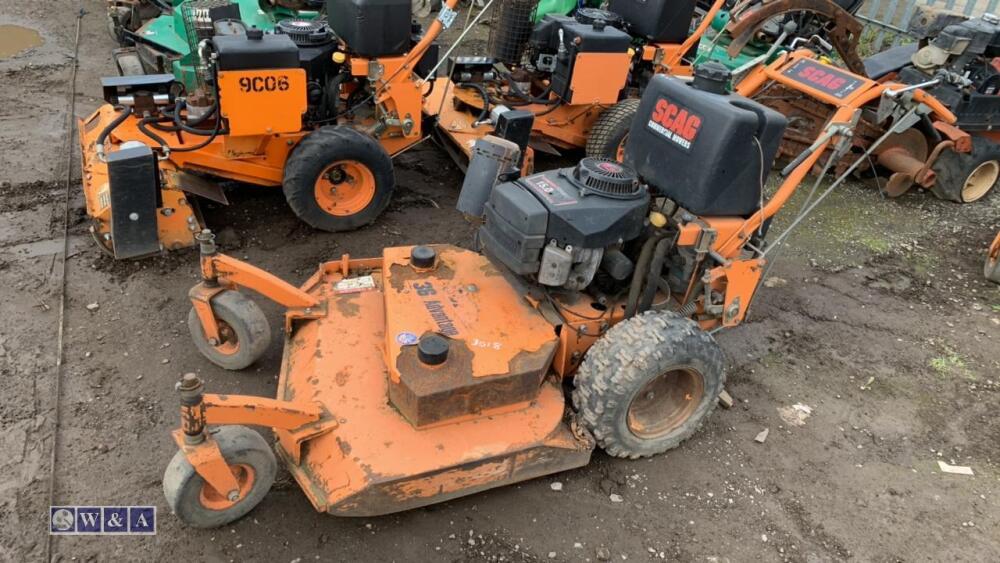 SCAG 36 ADVANTAGE 36'' zero turn petrol mower (s/n A8500037) | Day 1 ...
