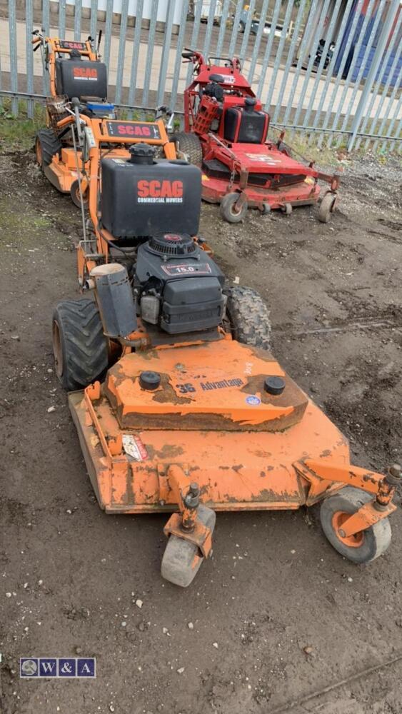 SCAG 36 ADVANTAGE 36'' zero turn petrol mower (s/n A8500037) | Day 1 ...
