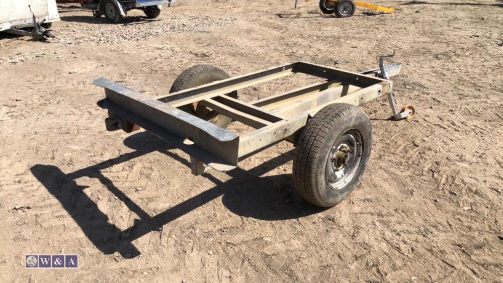 WESTERN single axle galvanised chassis | Day 1 Carlton LIVE SALE ...
