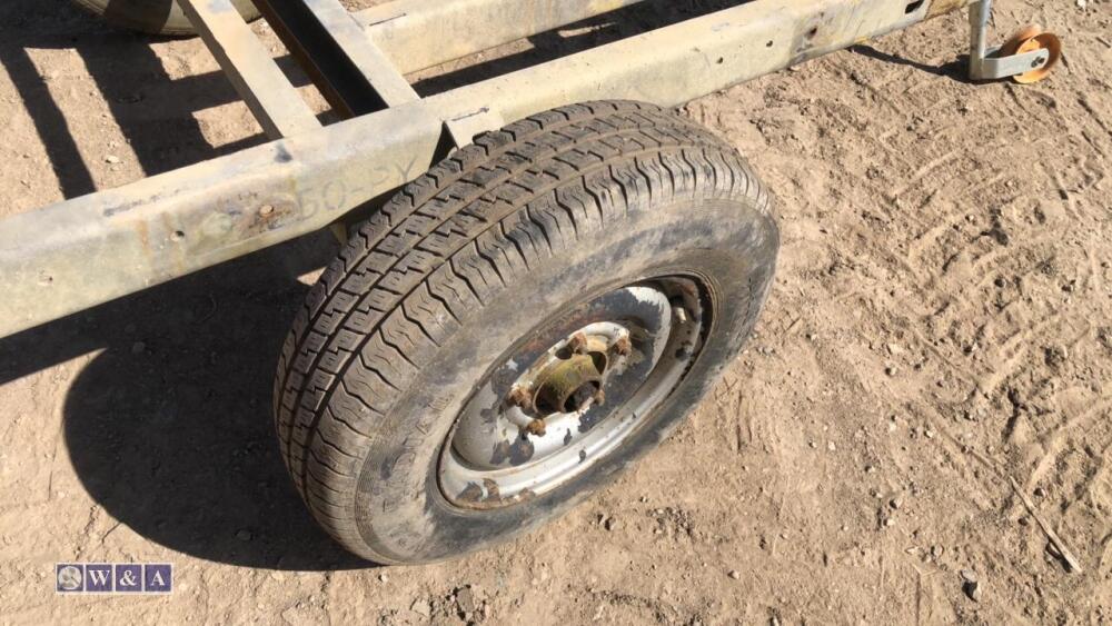 WESTERN single axle galvanised chassis | Day 1 Carlton LIVE SALE ...